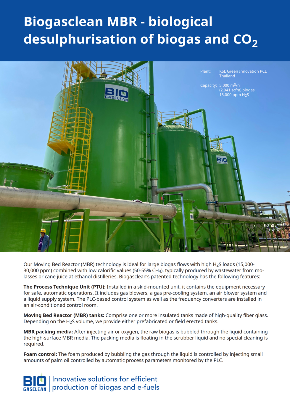 Brochures | Biogasclean
